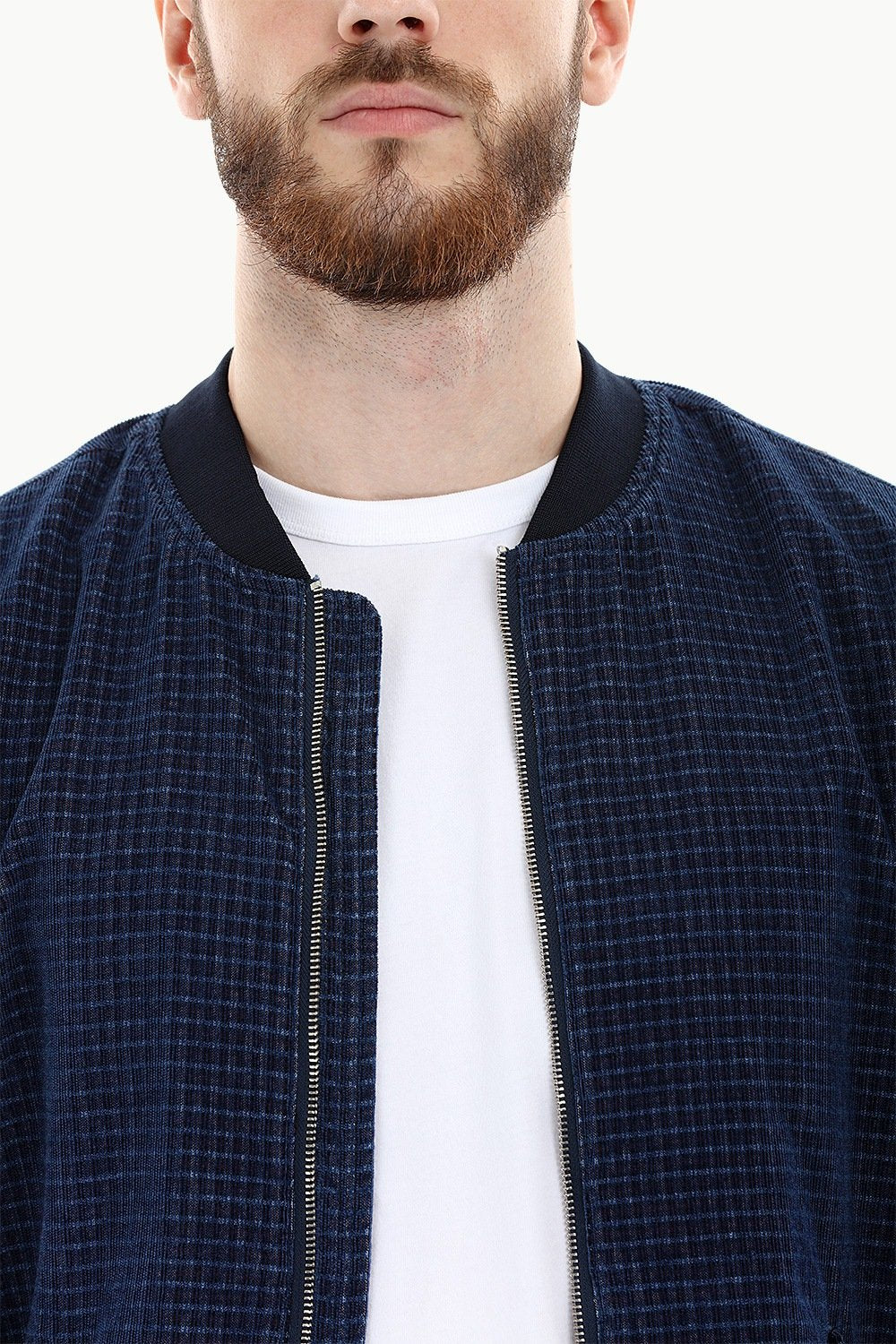 Indigo Corduroy Bomber Jacket – Zobello