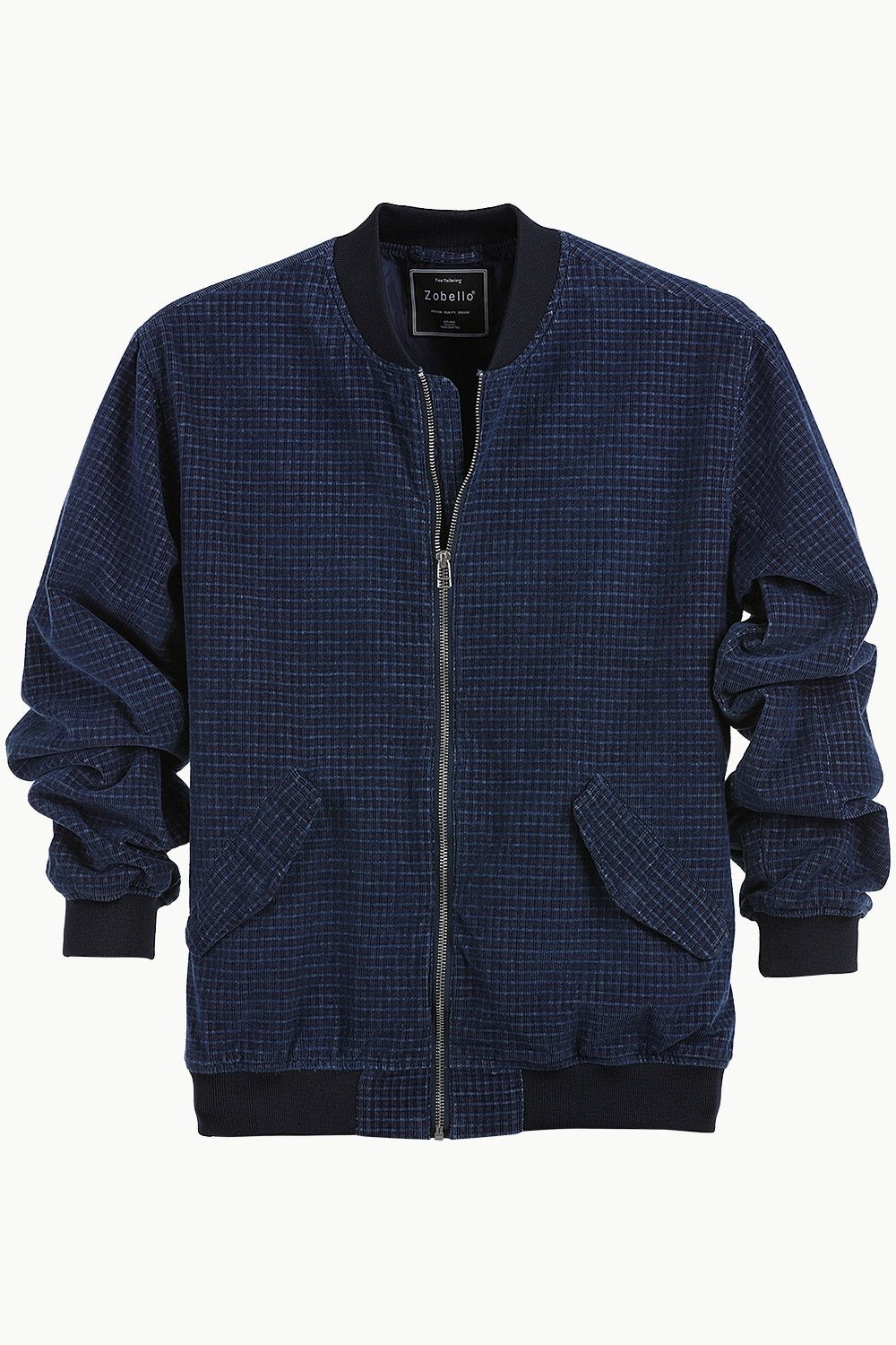 Indigo Corduroy Bomber Jacket – Zobello